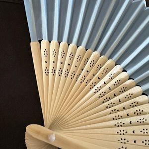 Party Supplies | Light Blue Fans | Poshmark